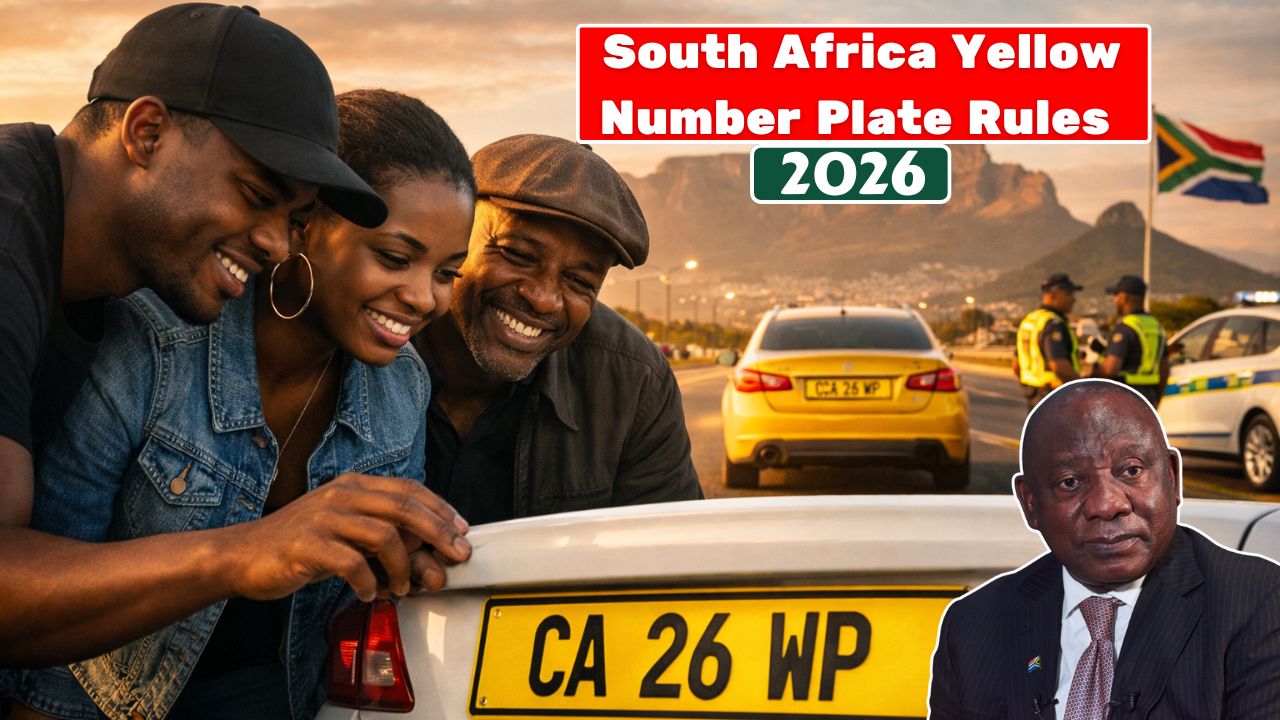 New Yellow Number Plate Rules in South Africa for 2026 reshape compliance