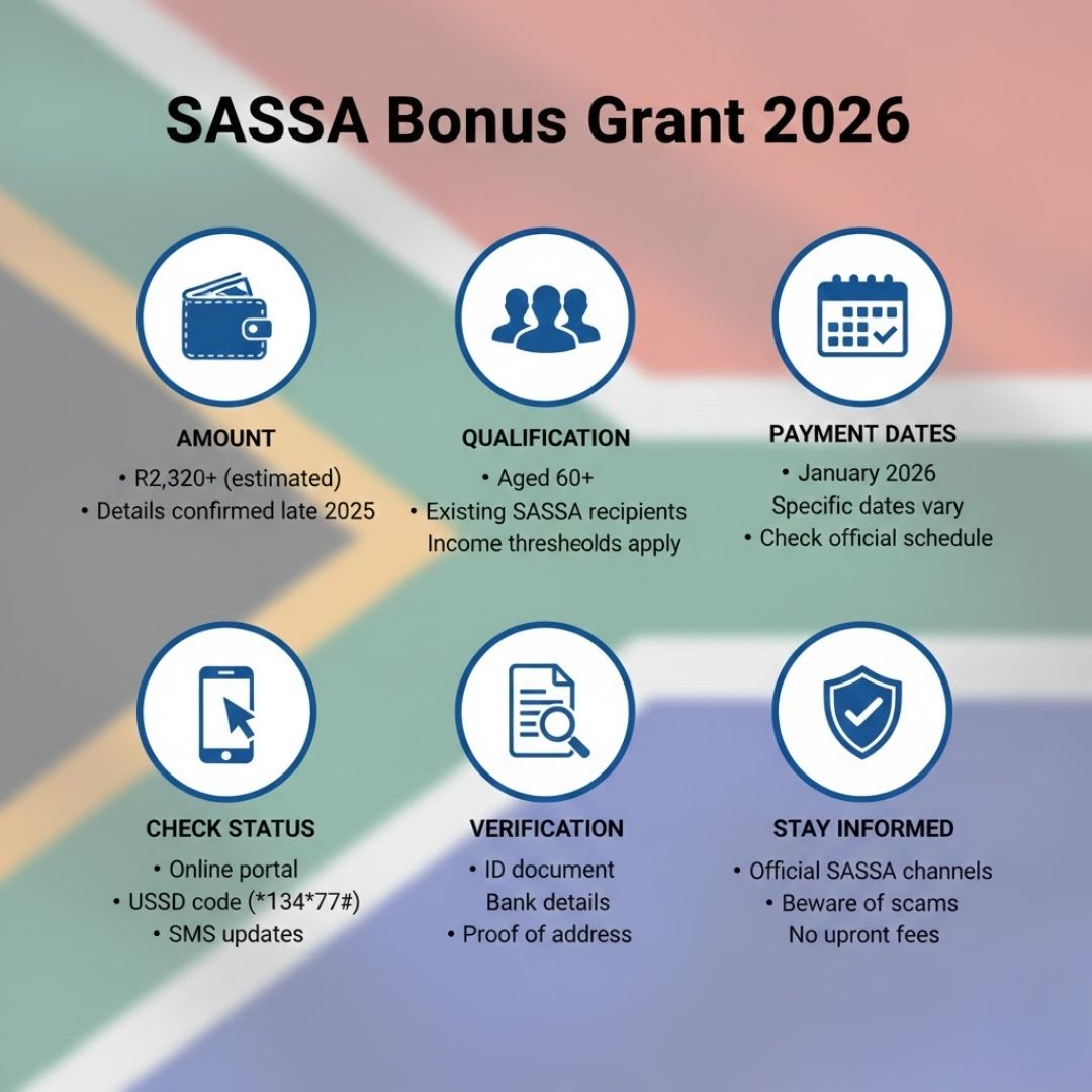 SASSA Bonus Grant 2026: Amount who qualifies when it pays and how to ...