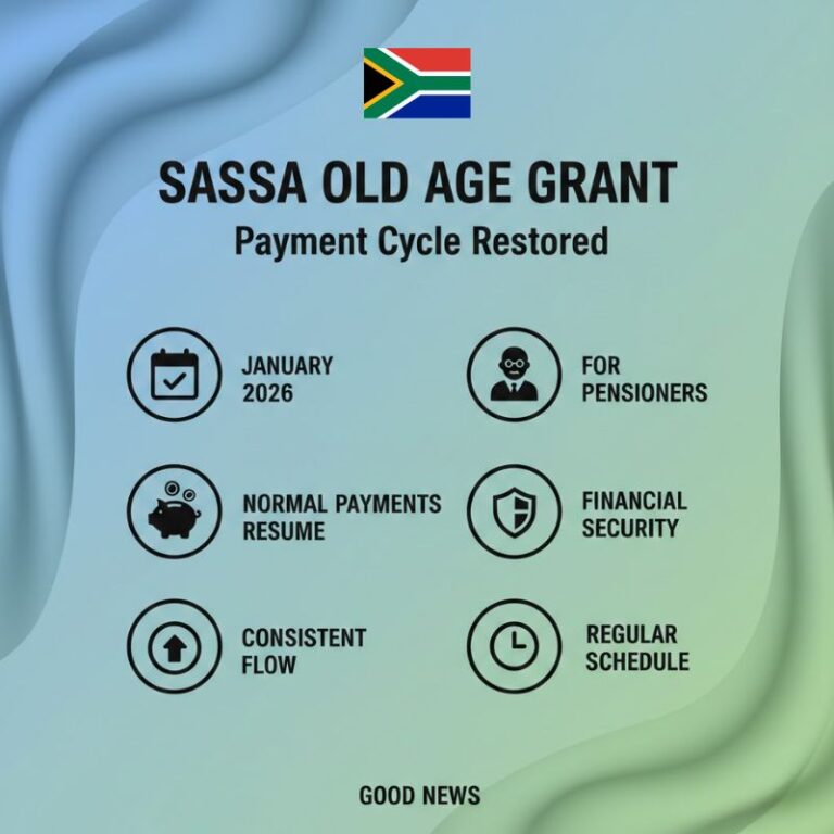 Good News for Pensioners: SASSA Old Age Grant Restores Normal Payment ...
