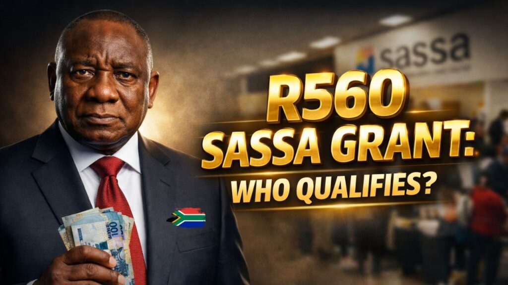 SASSA R560 Grant Payout January 2026: Who qualifies required checks and ...